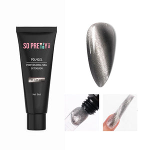 Polygel | 3D Cat Eye Builder Gel | So Pretty Nails